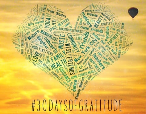 A Daily Practice of Thanks with #30daysofgratitude | Wanderlust