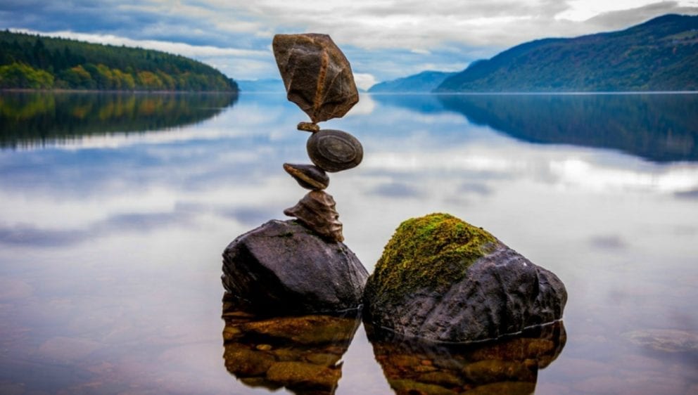 The Man Who Balances Stones