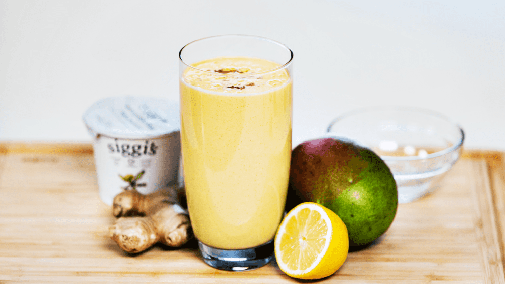 Recipe: Turmeric Ginger Mango Lassi | Wanderlust